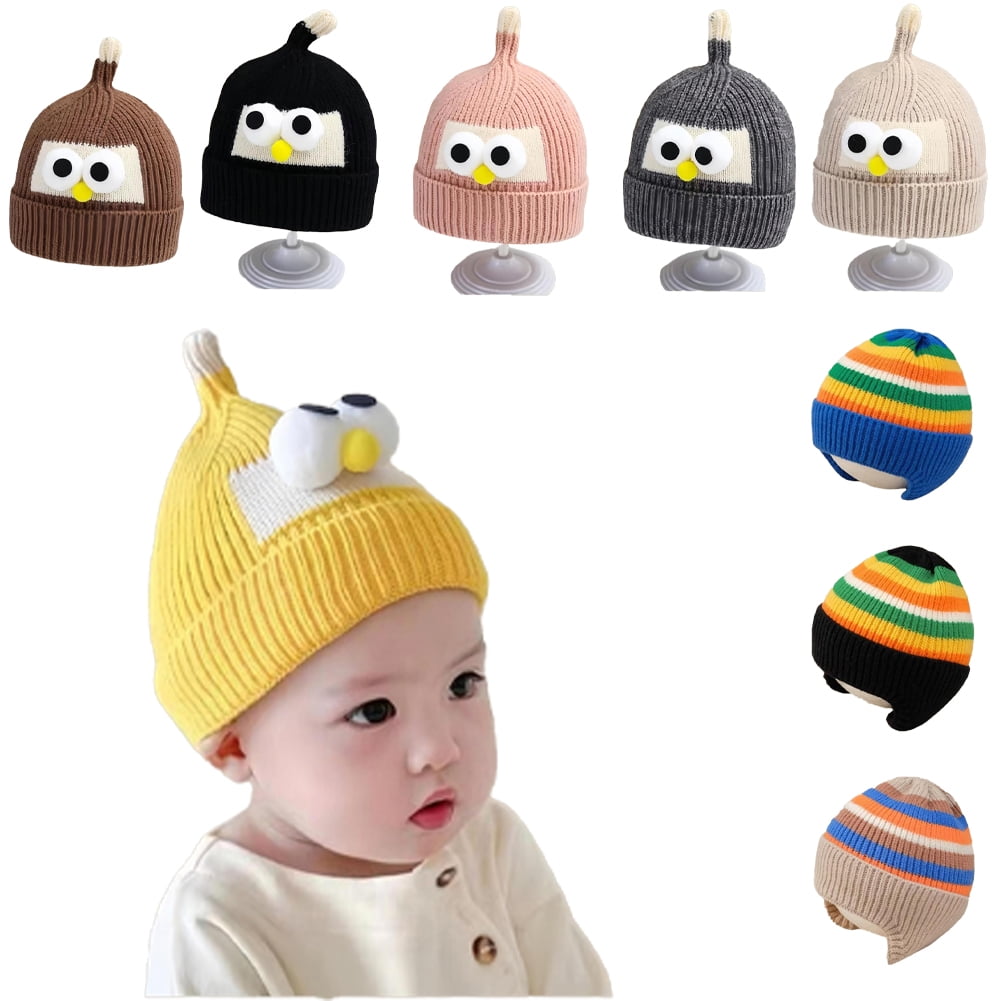 QUDDERR Toddler Infant Girls Boys Beanie for Girls Boys Winter Baby ...