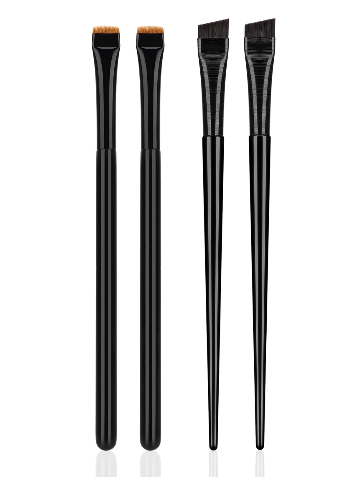 QUEEJOY Eyebrow Brush Set TSF6 - 2Pcs Angled Eyebrow Brush and 2Pcs ...