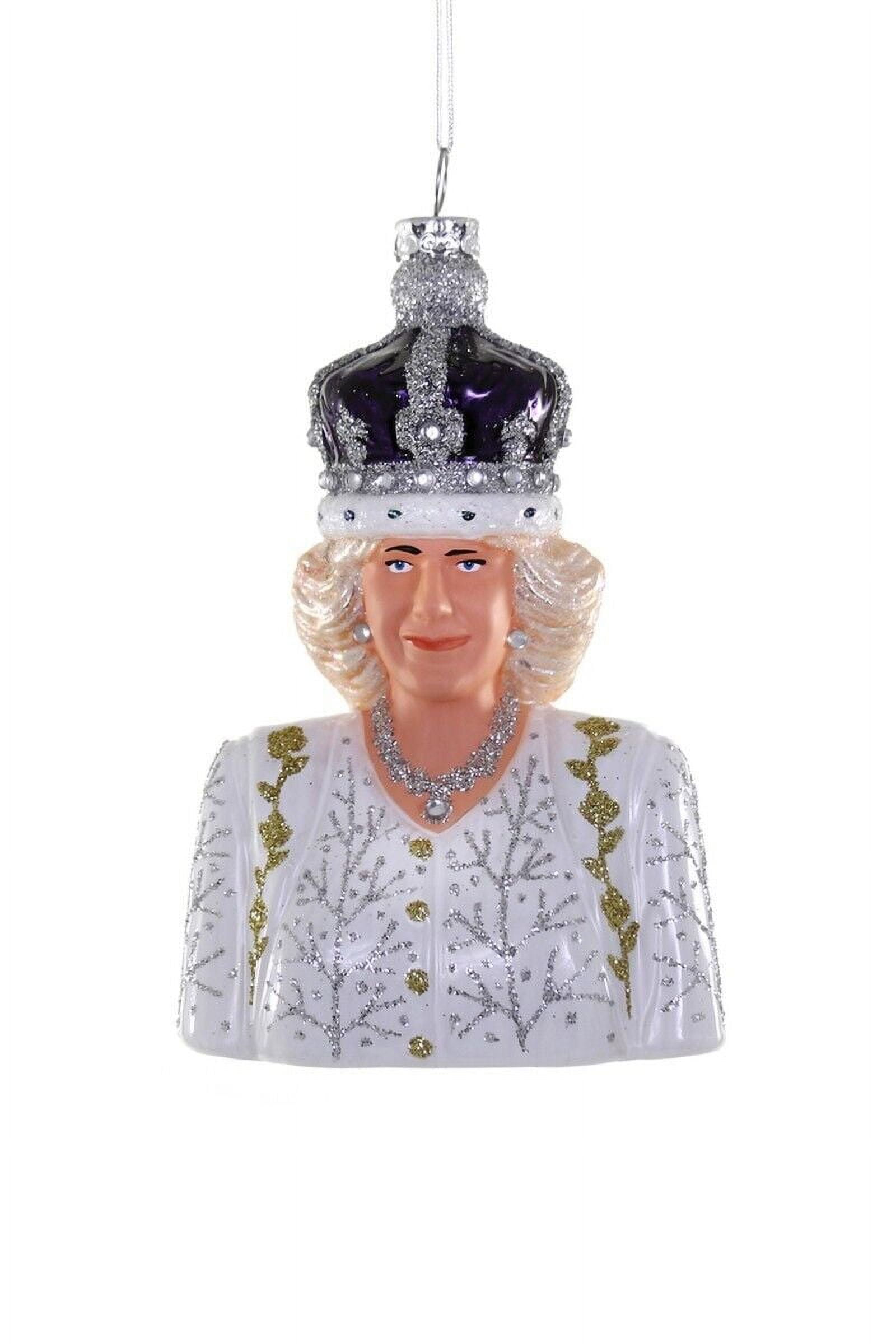 QUEEN CAMILLA British Royal Family Glass Christmas Ornament, by Cody ...