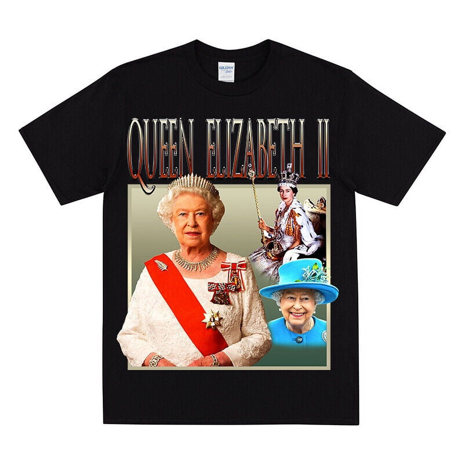 QUEEN ELIZABETH II Homage Tshirt, Royal Family Themed Tee, HRH ...