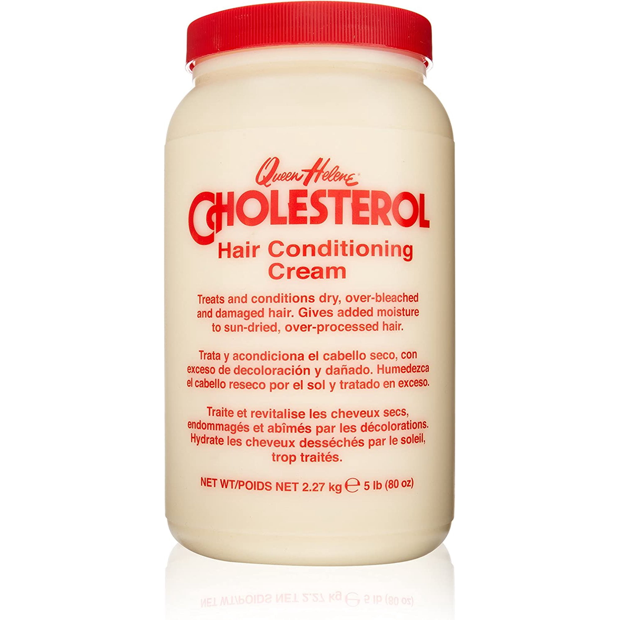QUEEN HELENE - 5 Lbs Cholesterol Cream for Bleaching Damaged Hair, Adds ...