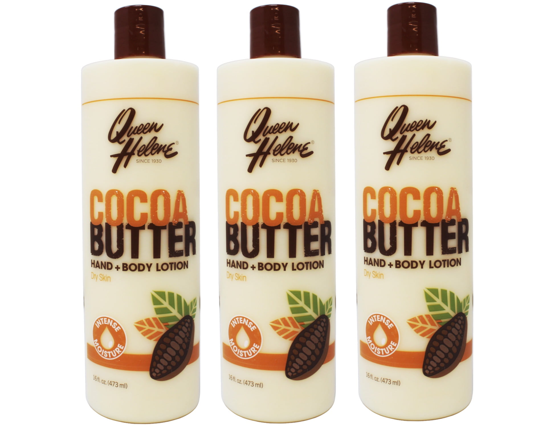 QUEEN HELENE Cocoa Butter Hand & Body Lotion 16 oz (Pack of 3 ...