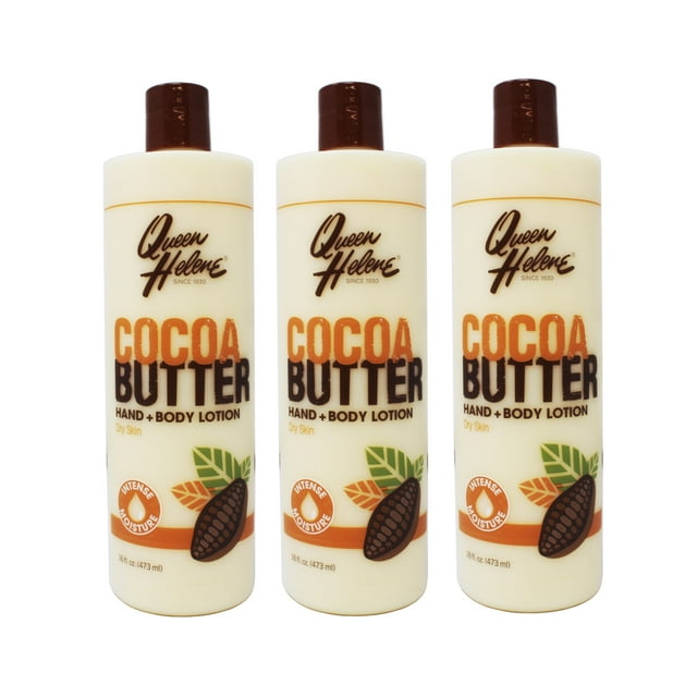 QUEEN HELENE Cocoa Butter Hand & Body Lotion 16 oz (Pack of 3 ...
