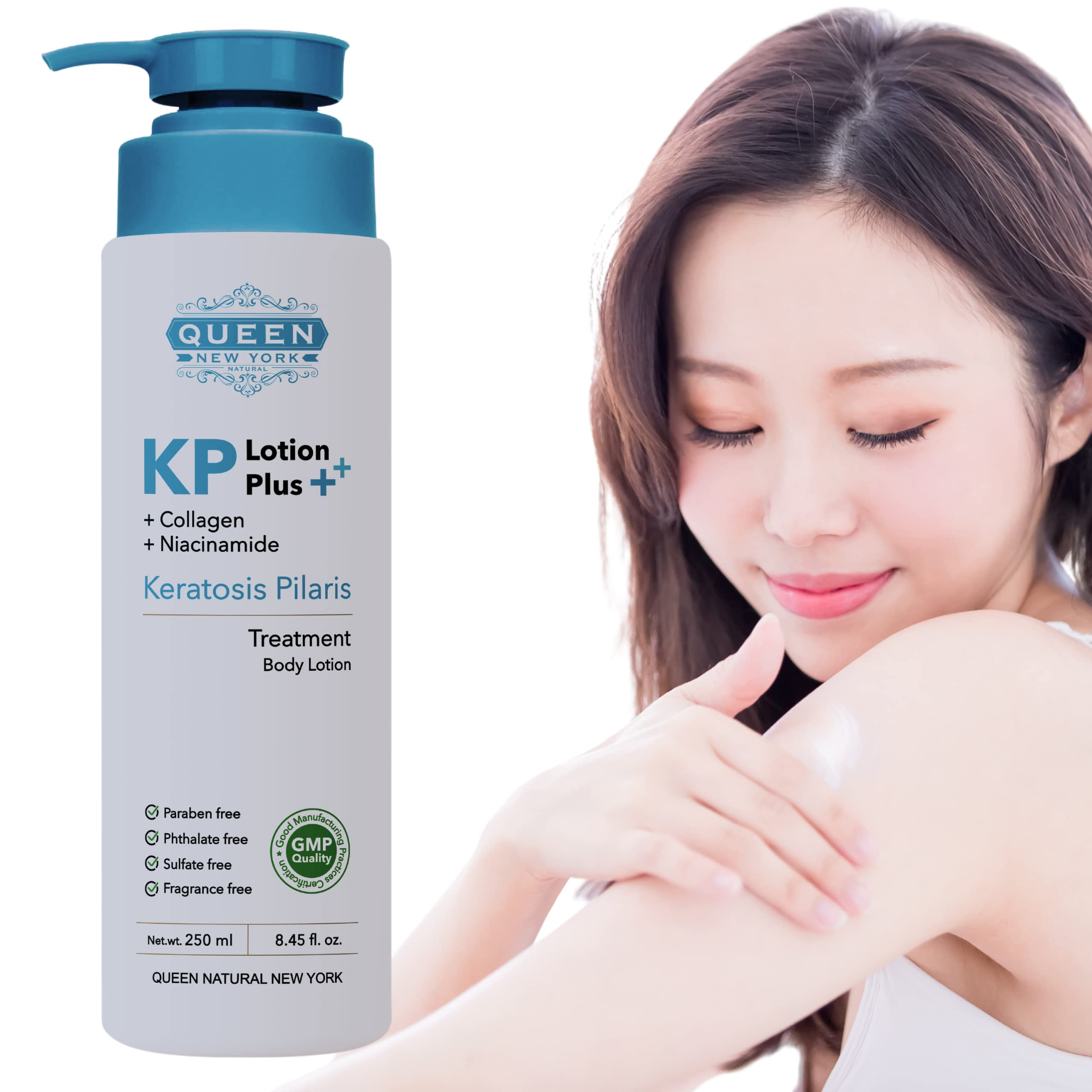 QUEEN KP PLUS | DPF11 Keratosis Pilaris Exfoliating Body Lotion+Collagen Niacinamide|12% ...
