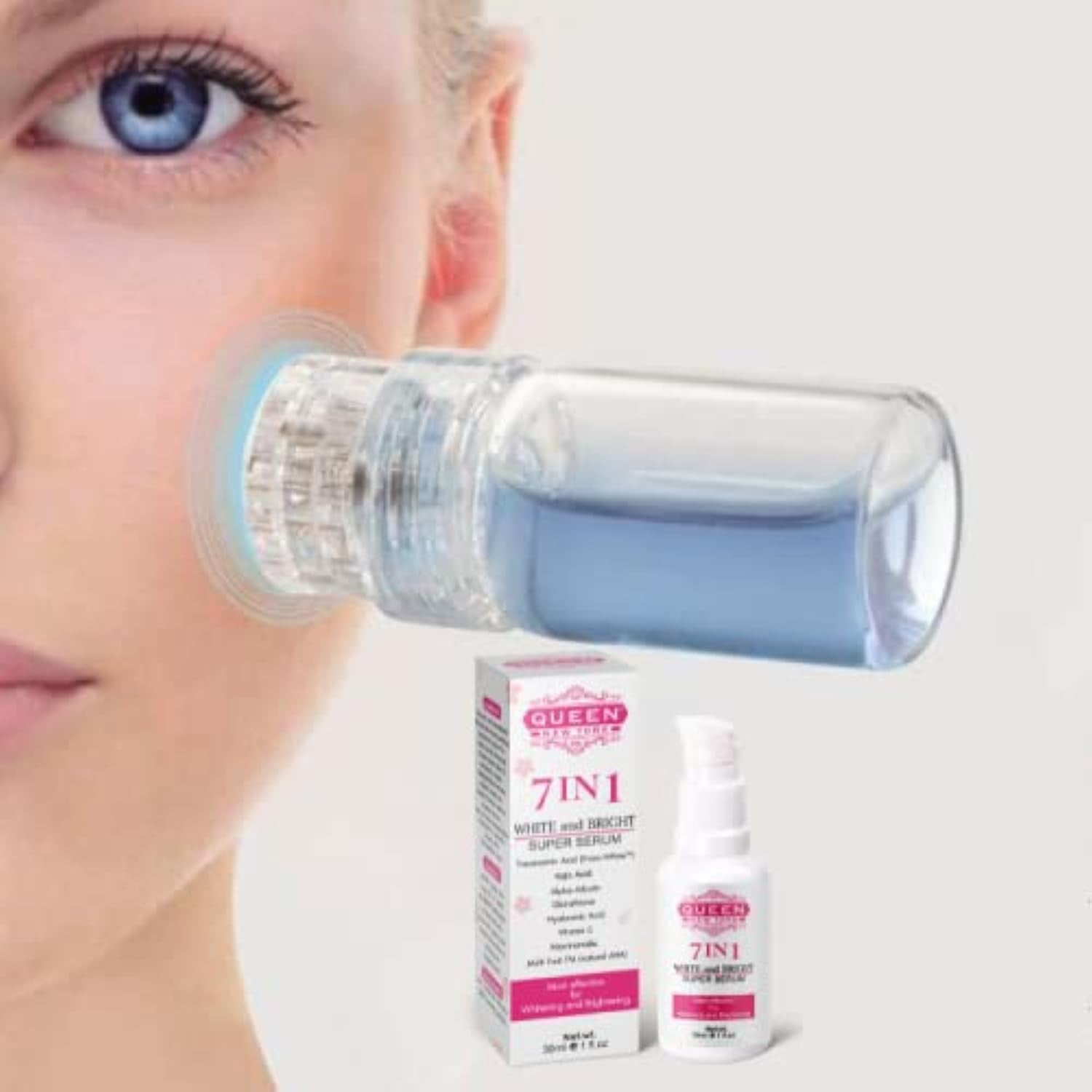 QUEEN STAMP SET | 7in1 Tranexamic Acid Super Serum + QUEEN STAMP (HYDRA ...