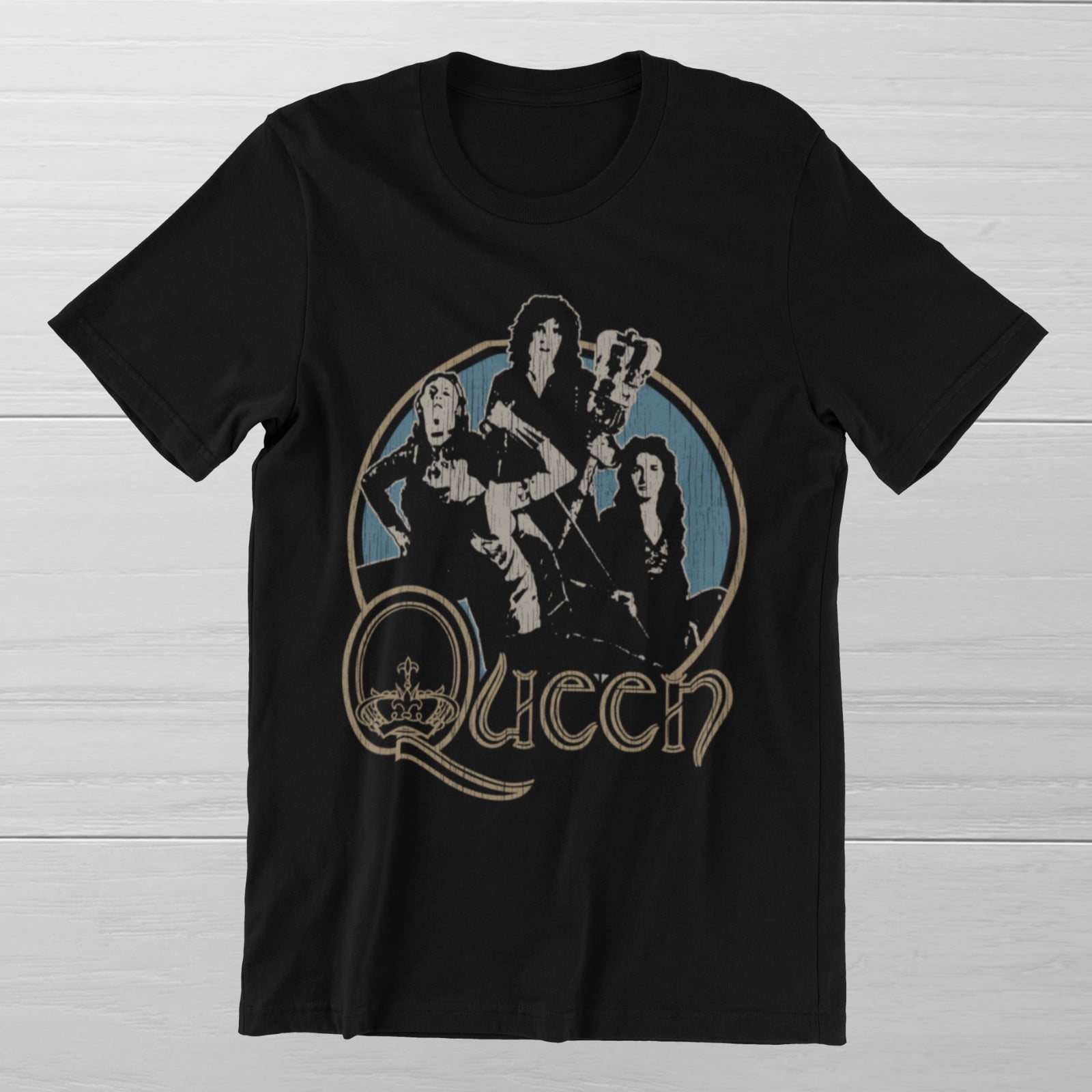 QUEEN T-Shirt 70s Freddy Mercury British Rock Soul Band on Ring Spun ...