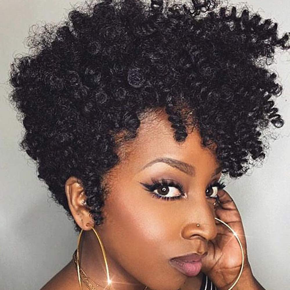 QUEENTAS 3 Packs 8mm Toni Curl Curly Crochet Hair for Black Women ...