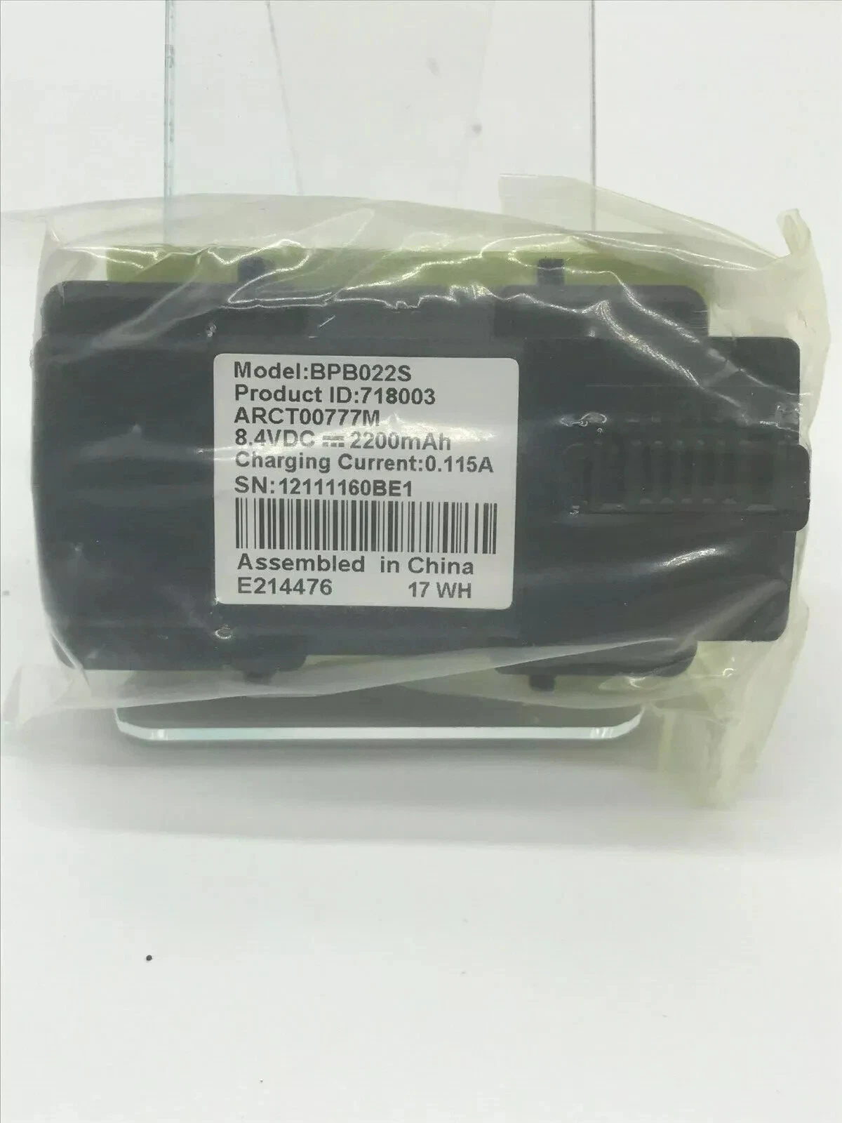QUEST- Arris Bpb022S Arct00777 Modem Backup Battery Pack 8.4Vdc 2200Mah ...