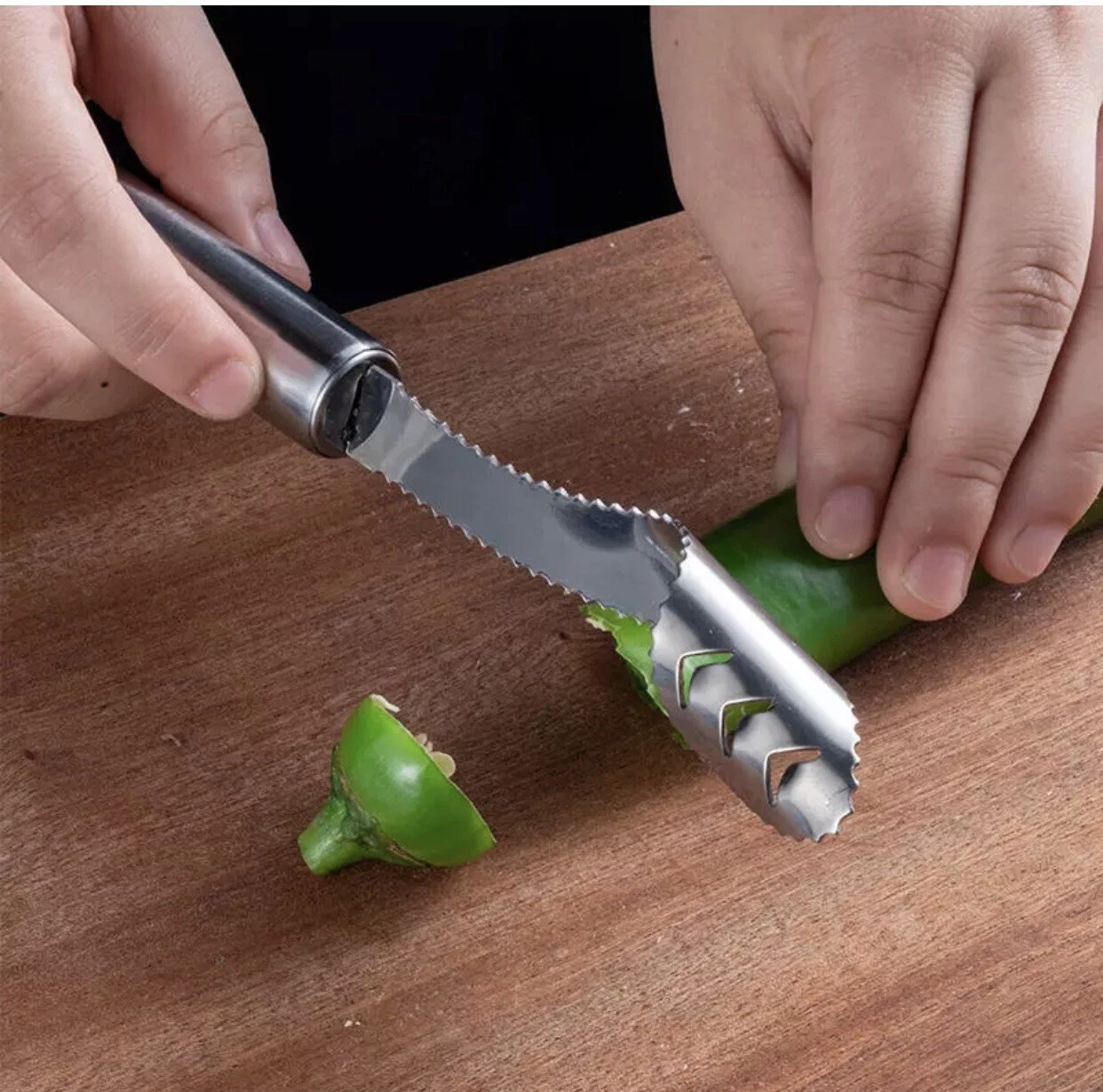 QUEST- Jalapeno Pepper Corer Cutter Slicer Core Seed Remover Fruit ...