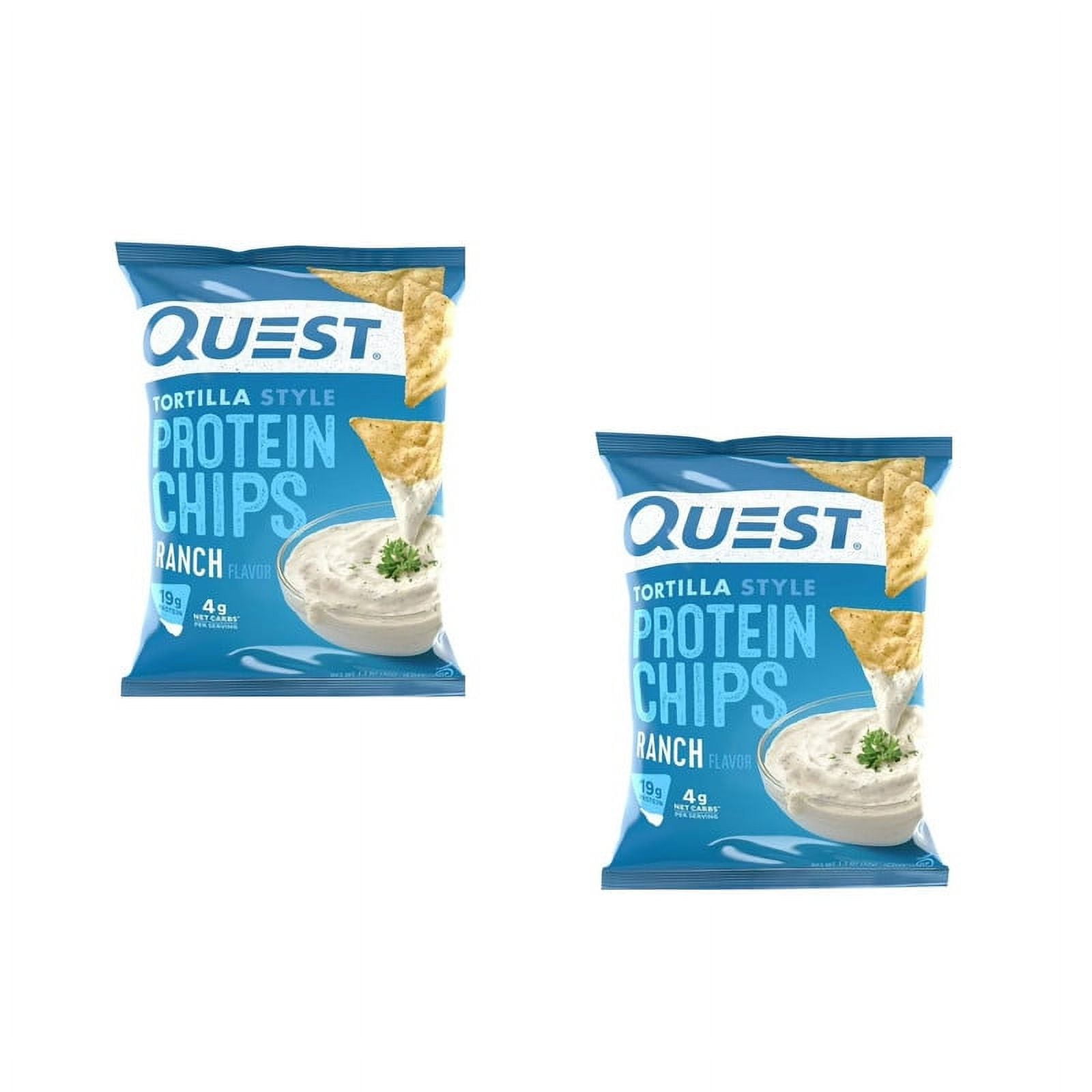 QUEST RANCH FLAVORED PROTEIN CHIP,(2PACK) - Walmart.com