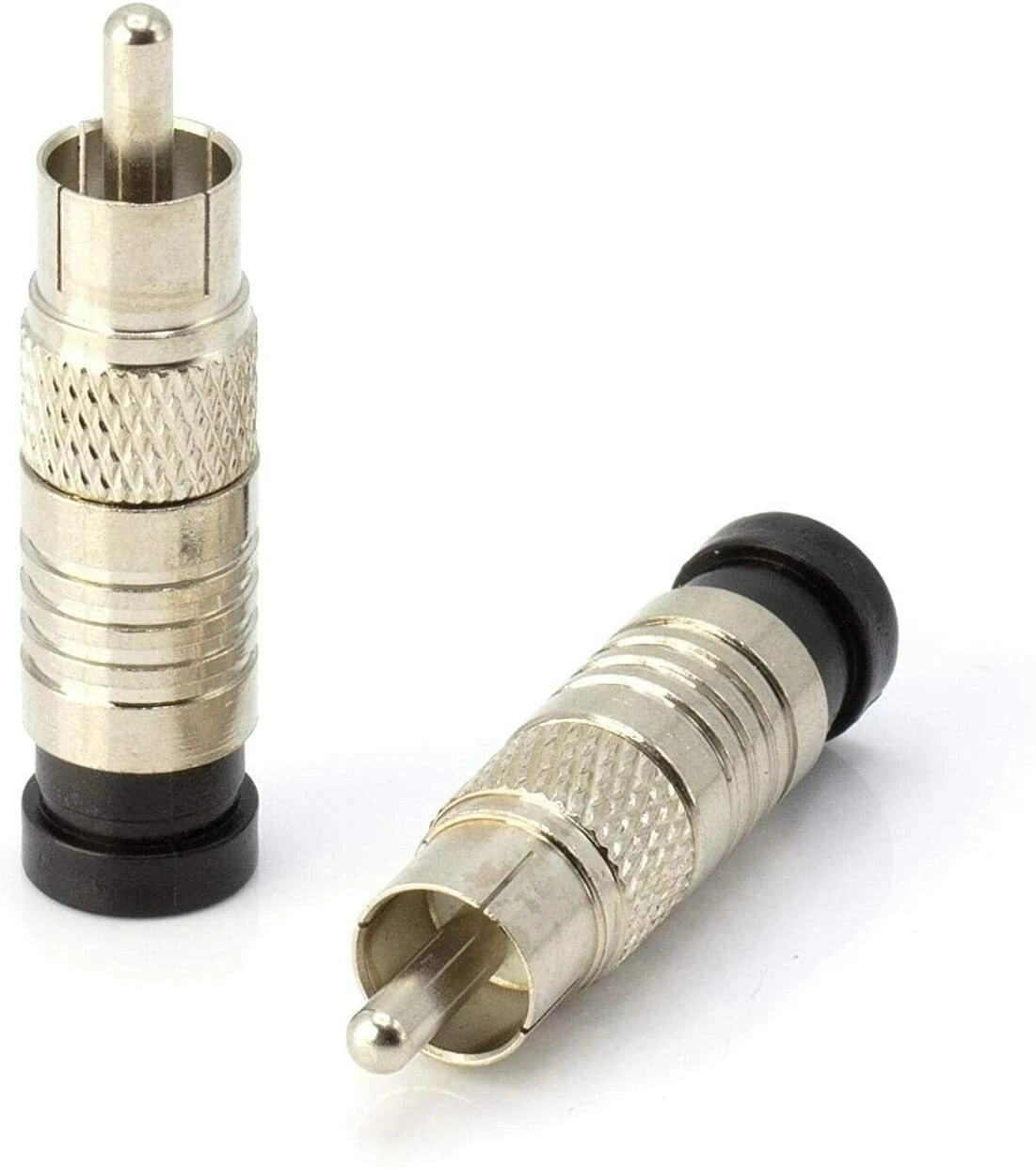QUEST- Rca Compression Connector For Rg6 Coaxial Cable 4 Pack - Walmart.com