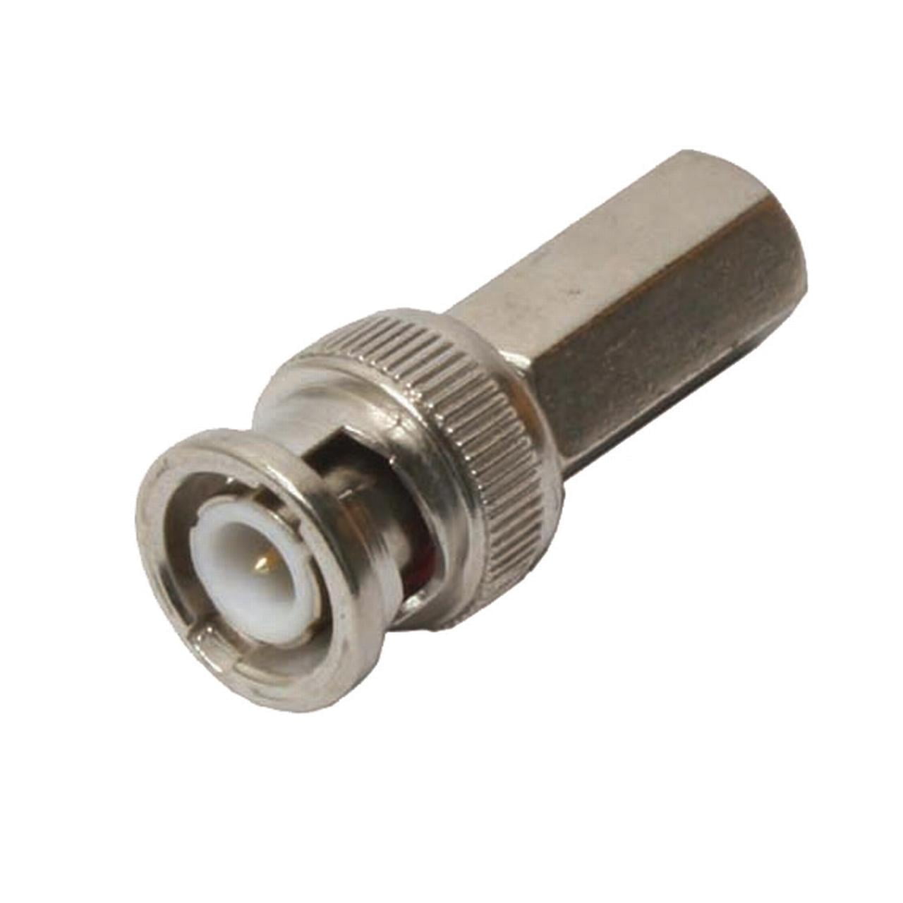 QUEST TECHNOLOGY BNC (MALE) CONNECTOR, 50 OHM - TWIST-ON, RG-6 PVC ...