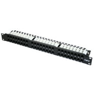 Tripp Lite 48-Port 2U Rackmount Cat6 110 Patch Panel 568B, RJ45 ...
