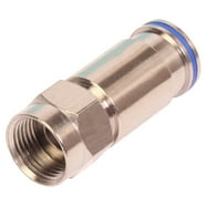 Ideal Compression Rg6 F Connector Reg/tri/quad 100pk - Walmart.com