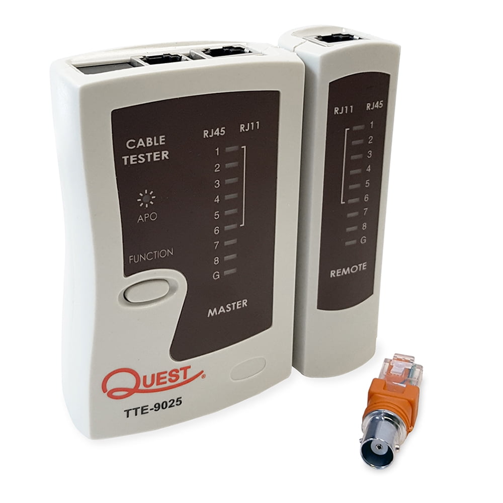 QUEST TECHNOLOGY REMOTE LAN/COAX CABLE TESTER (BNC,RJ11/12/45 ...