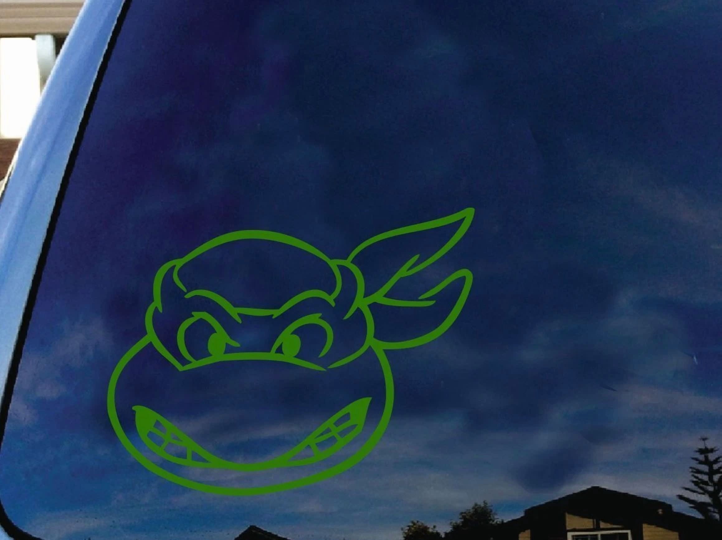 QUEST- Tmnt Face Mask Car Truck Suv Mac Book Laptop Tool Box Wall ...