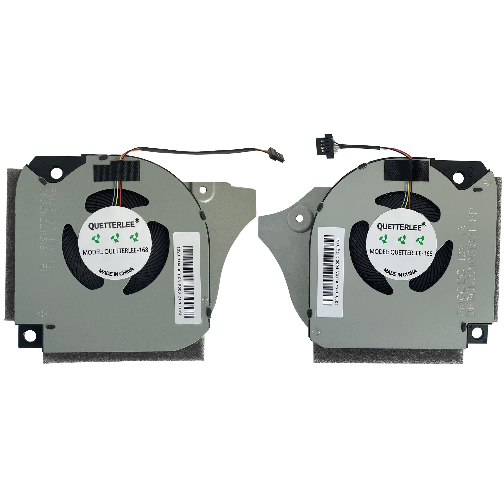 QUETTERLEE Replacement New CPU +GPU Cooling Fan for Dell G5-5590 G7 ...