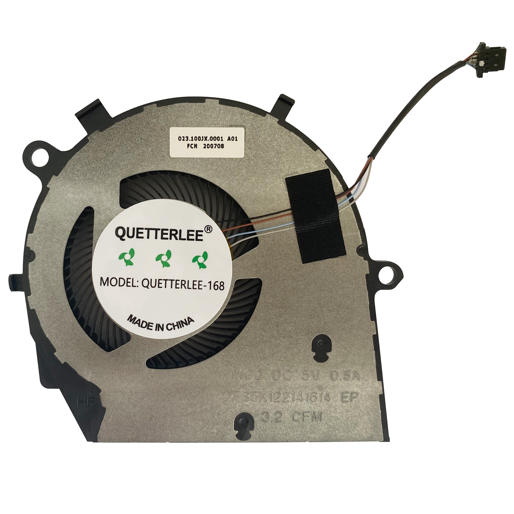 QUETTERLEE Replacement New Laptop CPU Cooling Fan for Dell Inspron 14 ...