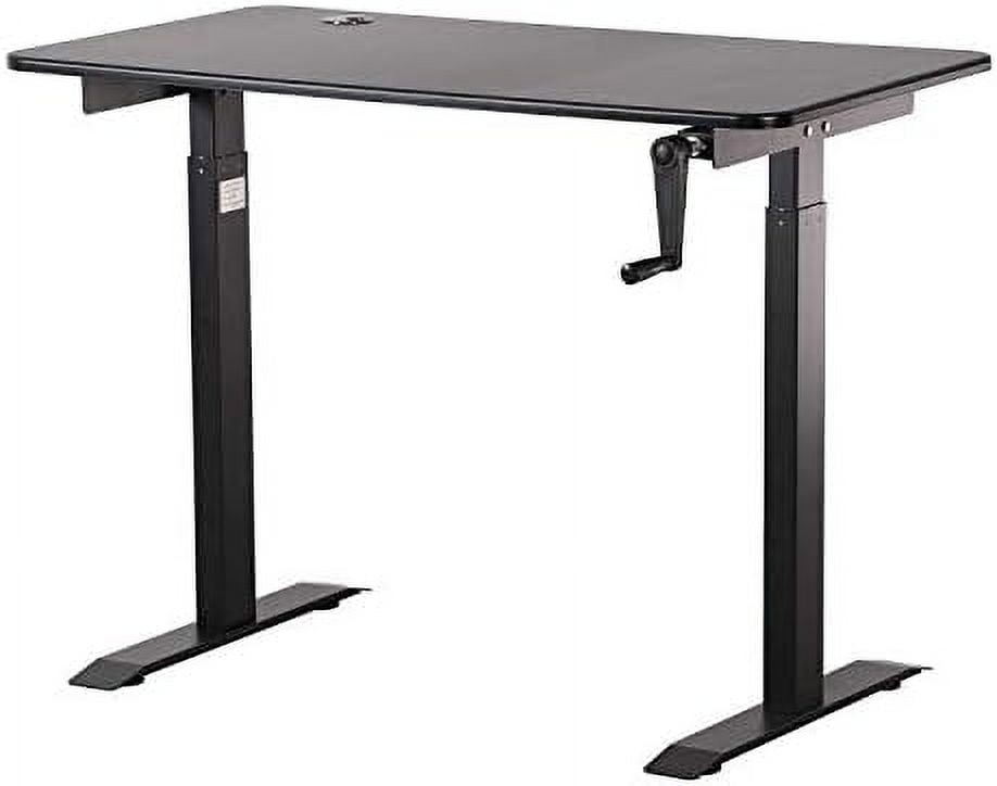 QUGDXVBN - Crank Adjustable Height Standing Desk Game Table Home Office ...