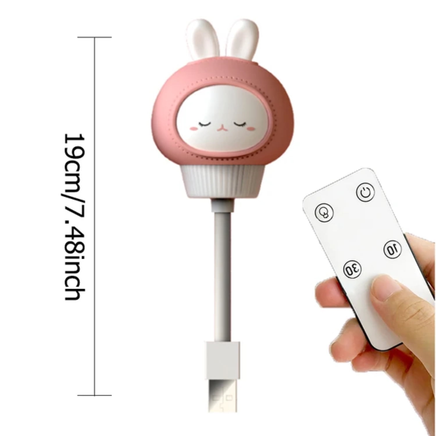 QUHNG Adorable Cute Lovely Remote Control Cartoon Night Light ...