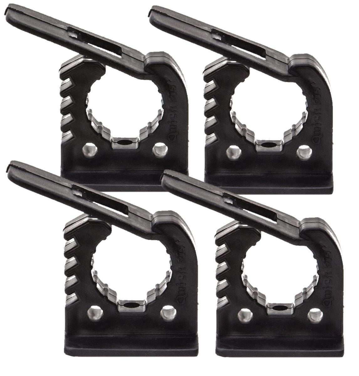 QUICK FIST Heavy Duty Rubber Clamps for Off-Road Vehicles, Holds 1/2-7/ ...