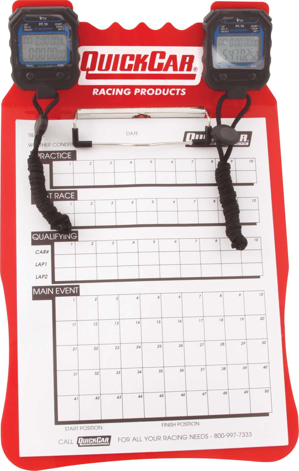 QUICKCAR RACING PRODUCTS Clipboard Timing System- Clipboard and ...