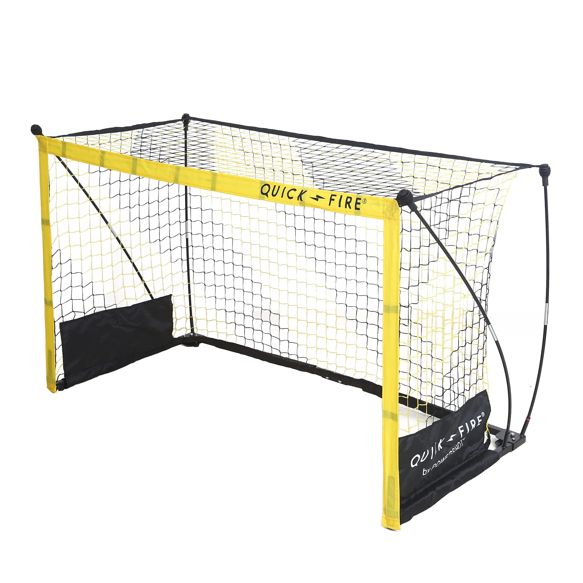 QUICKFIRE® Auto-Weighted Soccer Goal - Quick Assembly - Bag provided ...