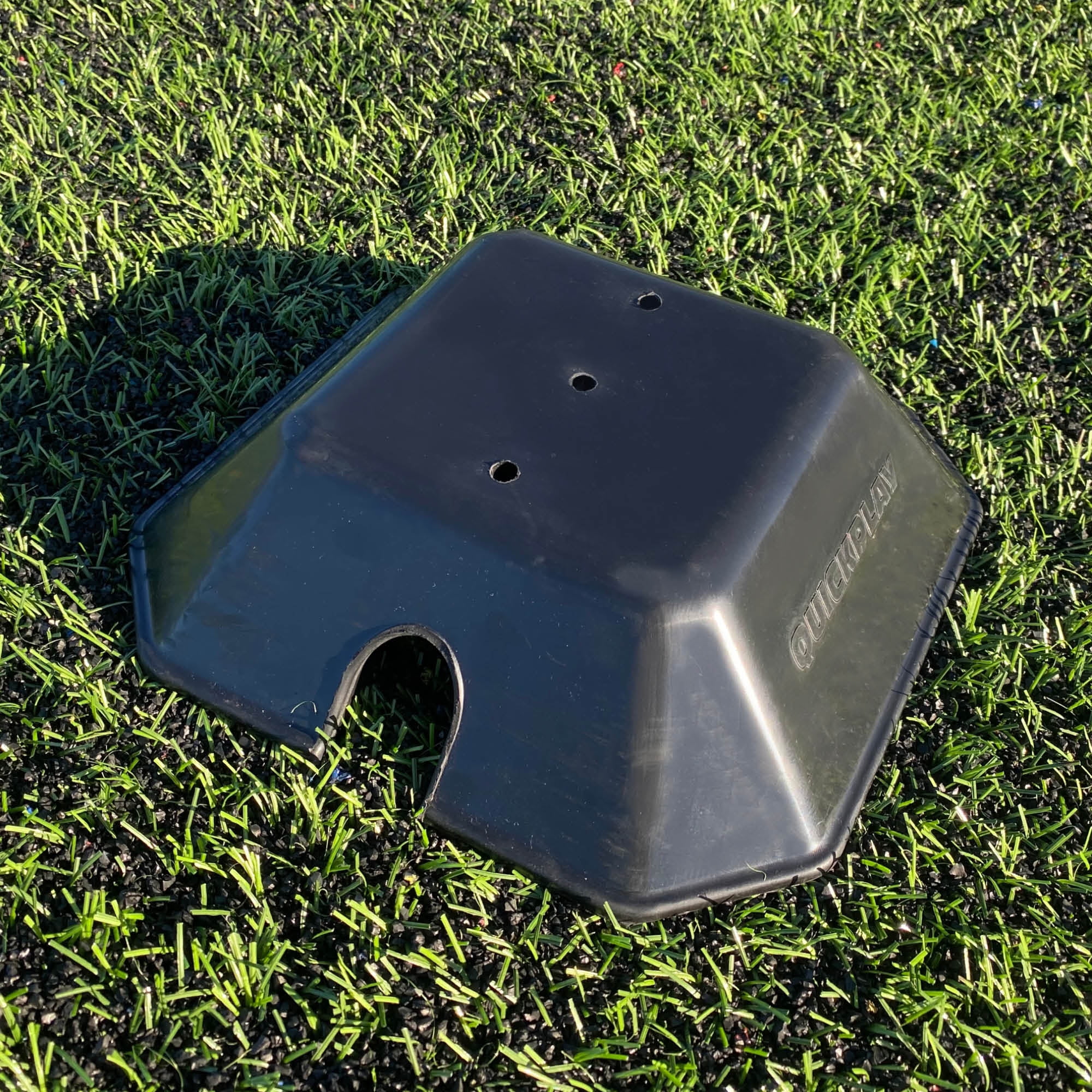 QUICKPLAY 6.5lb Base Weights: Solid Rubber Agility Pole Base & Sports ...