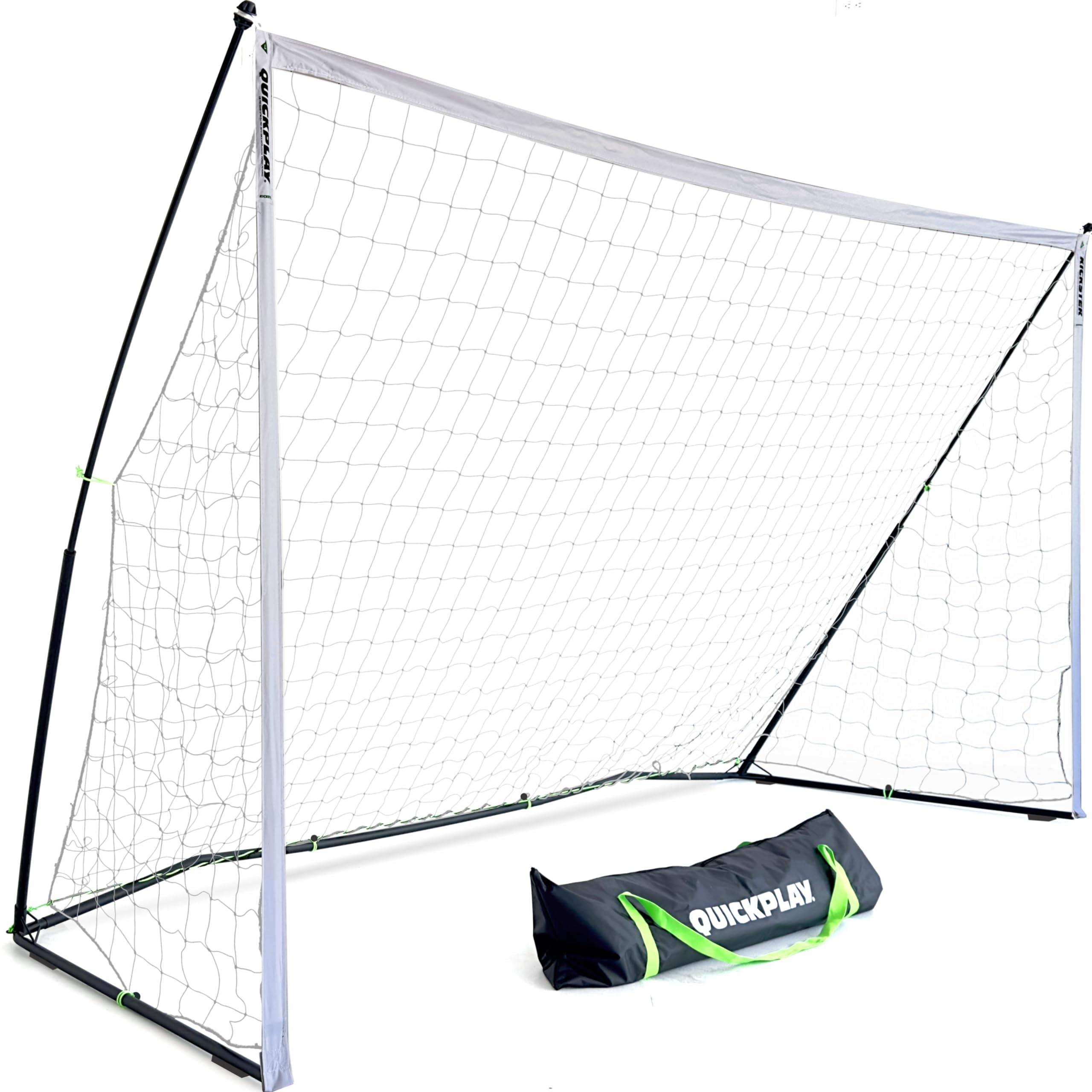QUICKPLAY Kickster Elite Soccer Goal 12x6' | Ultra Portable Indoor ...