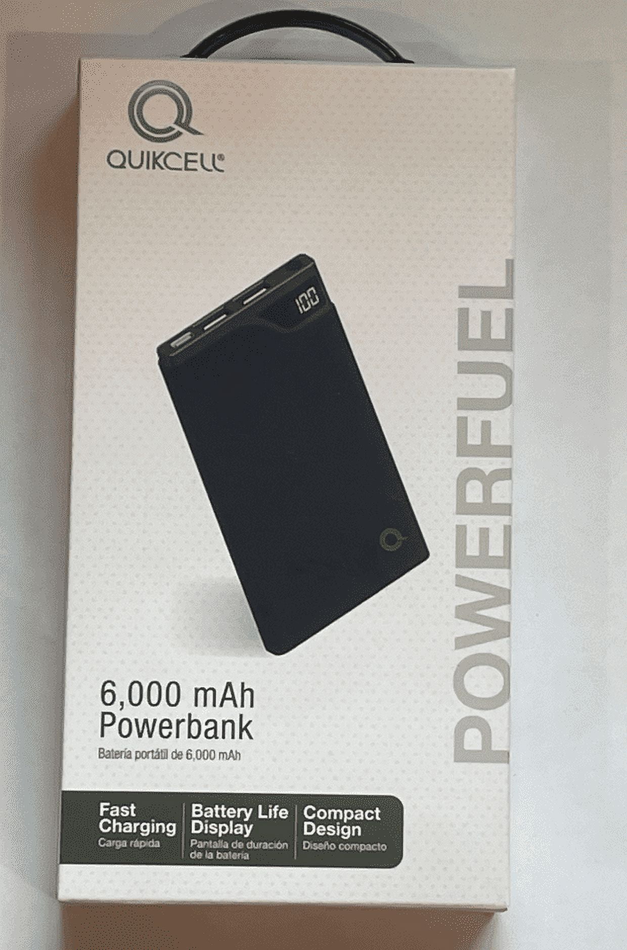 QUIKCELL 6,000mAh Powerbank - Walmart.com