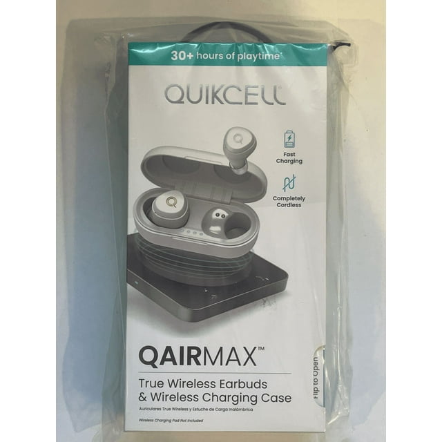 QUIKCELL QAIRMAX WIRELESS EARBUDS & WIRELESS CHARGING CASE - Walmart.com