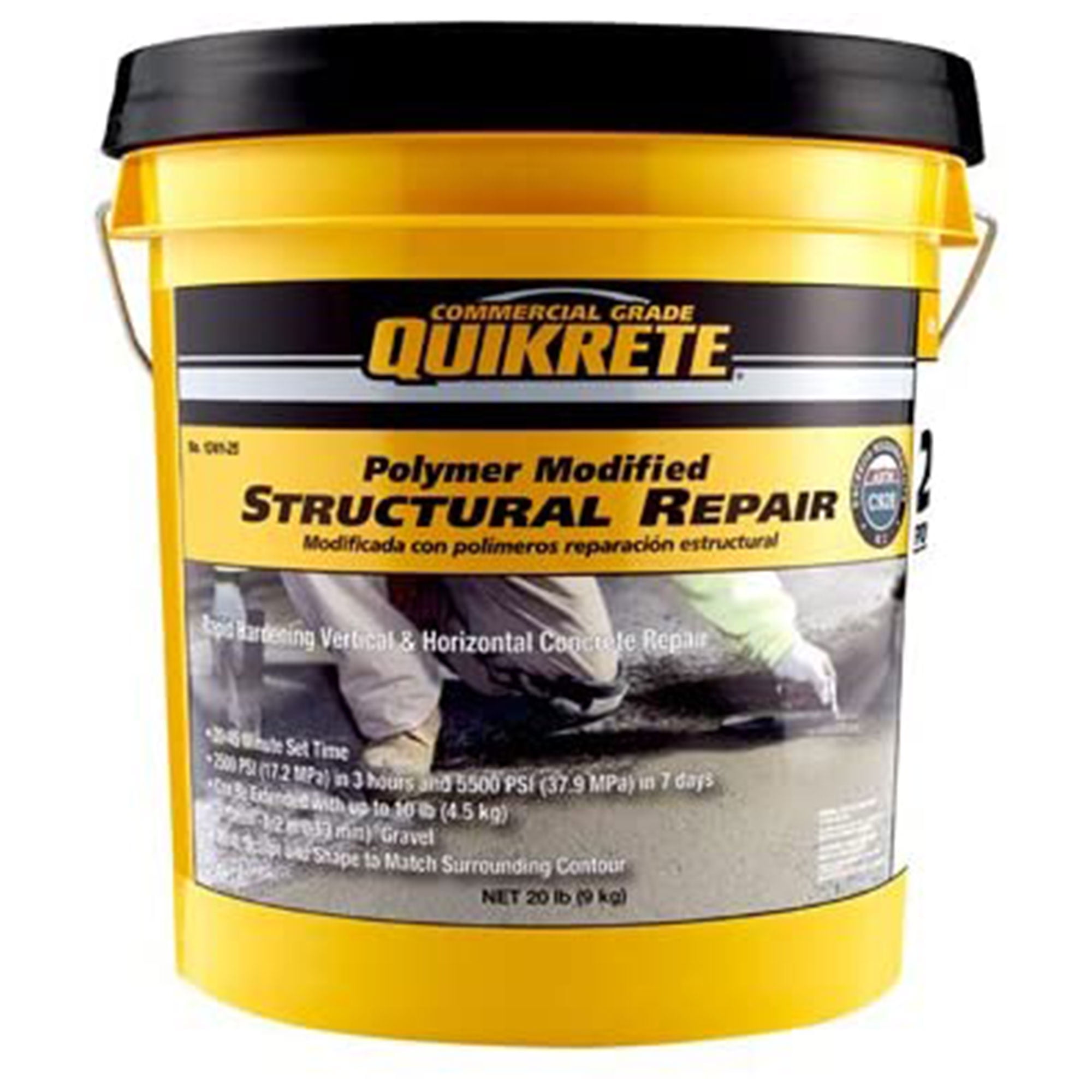 QUIKRETE Fast Setting Concrete Crack Filler, Polymer Modified ...