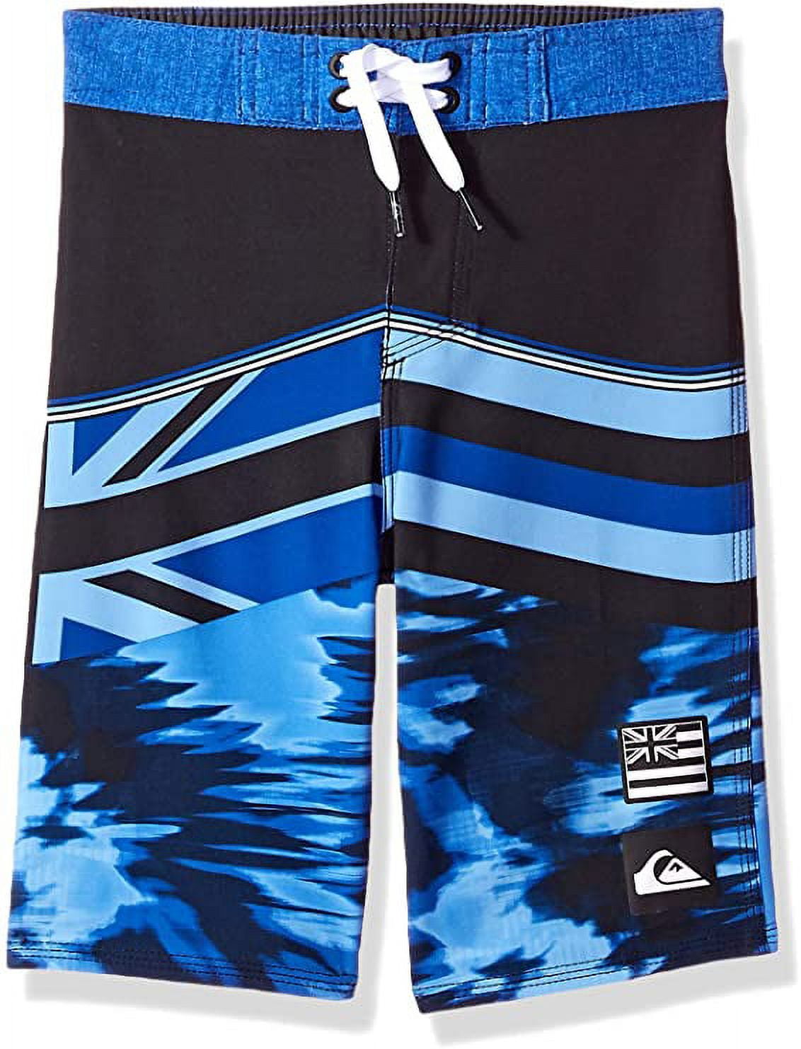 QUIKSILVER SWIMSUIT BOYS - BLUE HIGHLINE SZ 4 - BOARD SHORTS SWIM ...