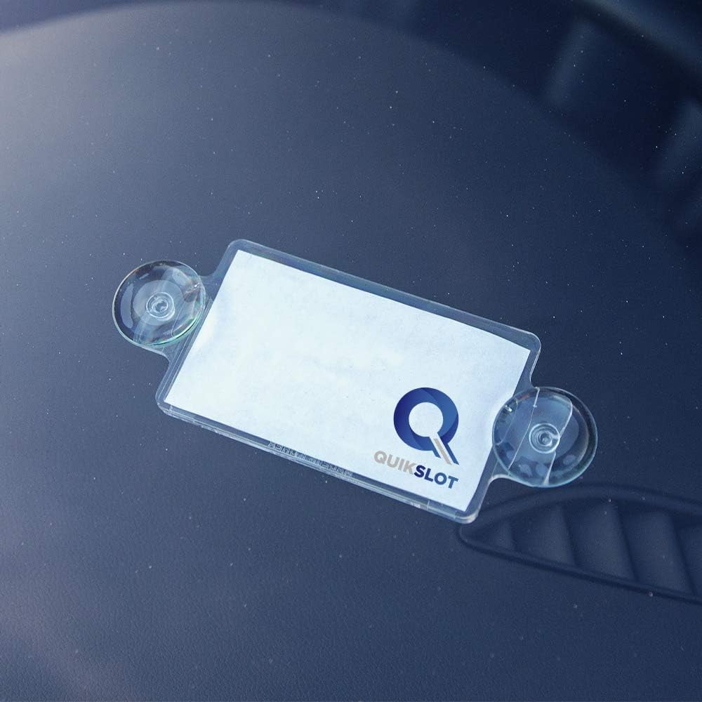 QUIKSLOT Business Card and Memo Display Holder for Car Windshield ...