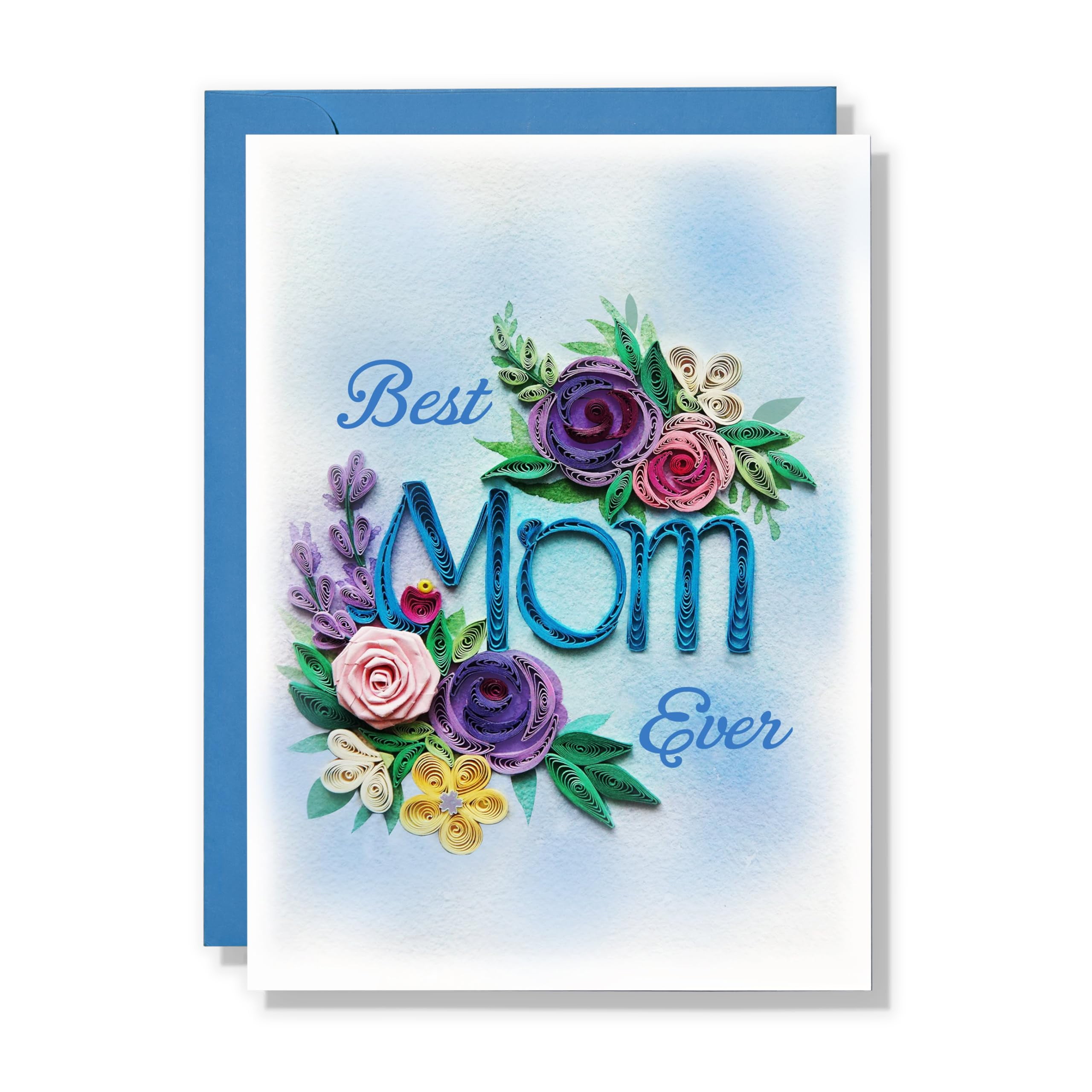 QUILLCRAFT Best Mom Ever Quilled Quilling Card, Birthday, Thank You ...