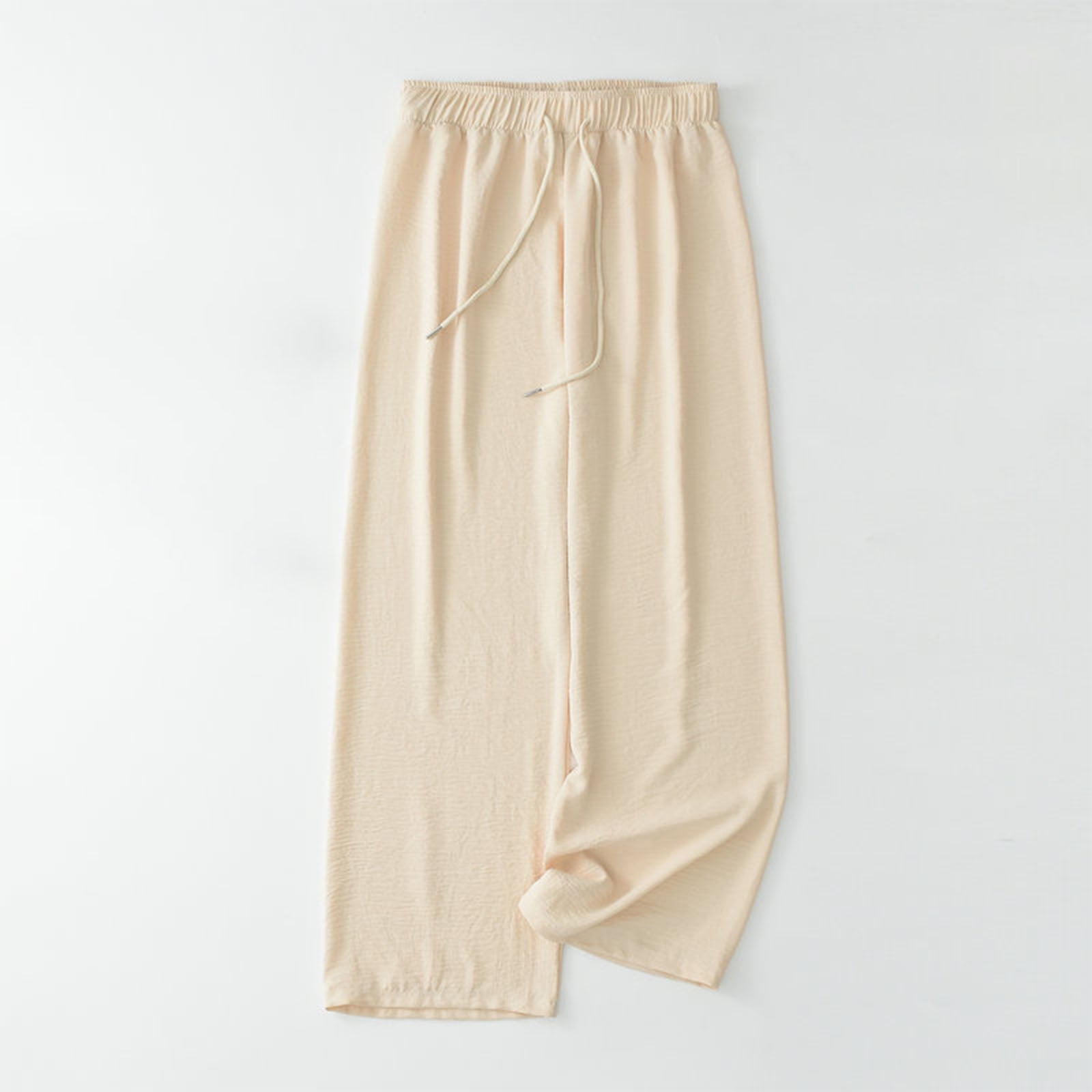 QUINDOS Pants for Womens Fashion Wide Leg Long High Waisted Casual ...