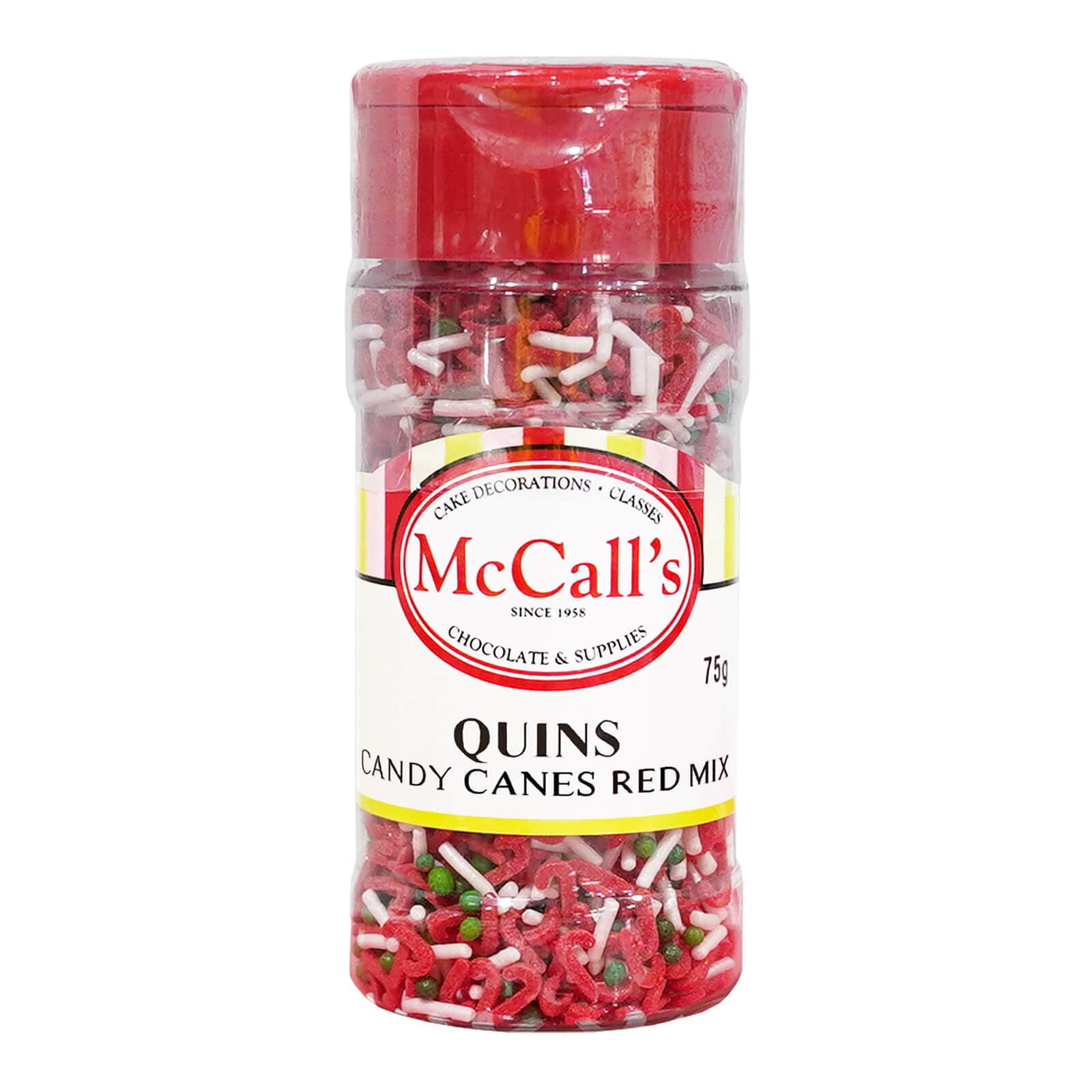 QUINS CANDY CANES RED MIX 75 G - Walmart.com