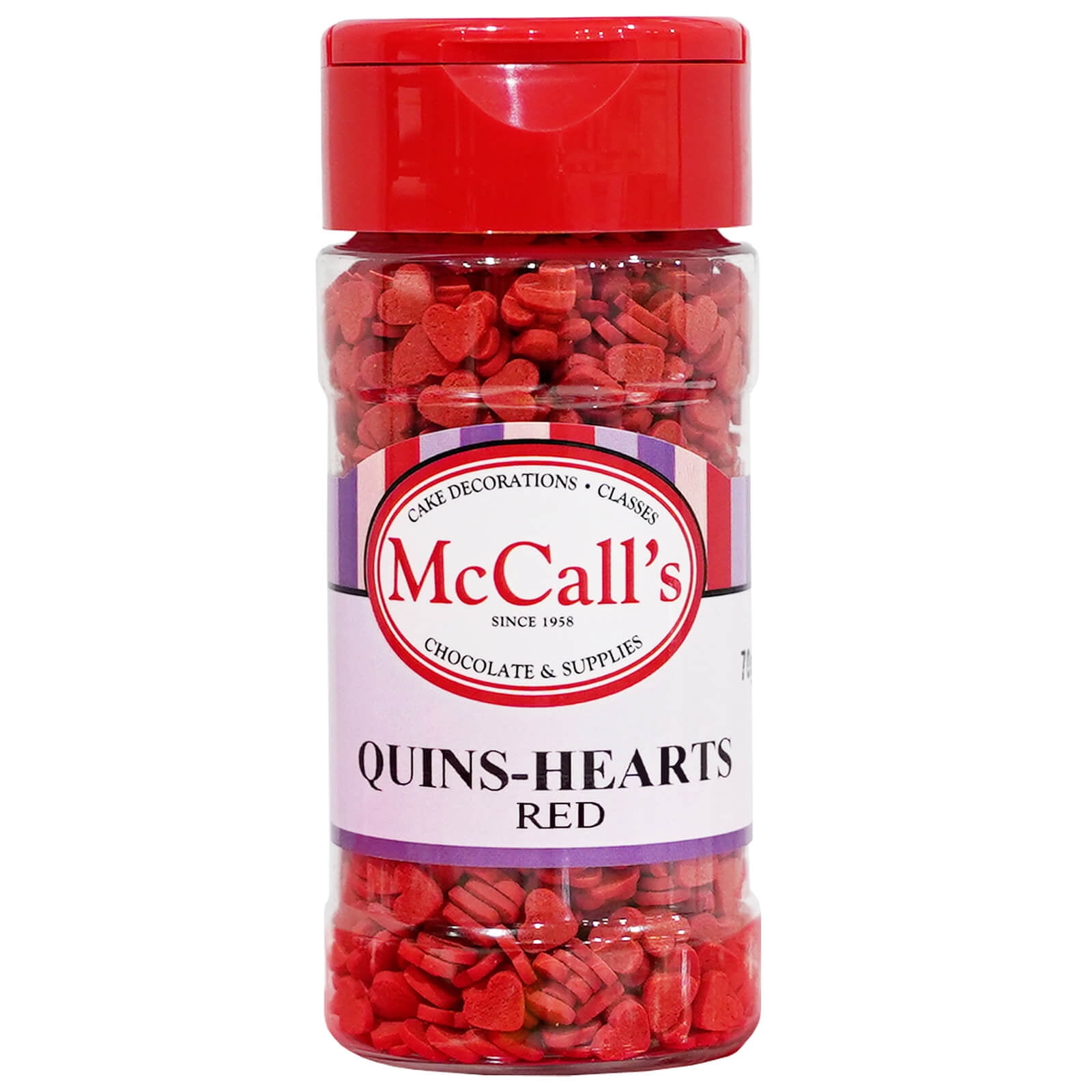 QUINS RED HEARTS 70 g - Walmart.com