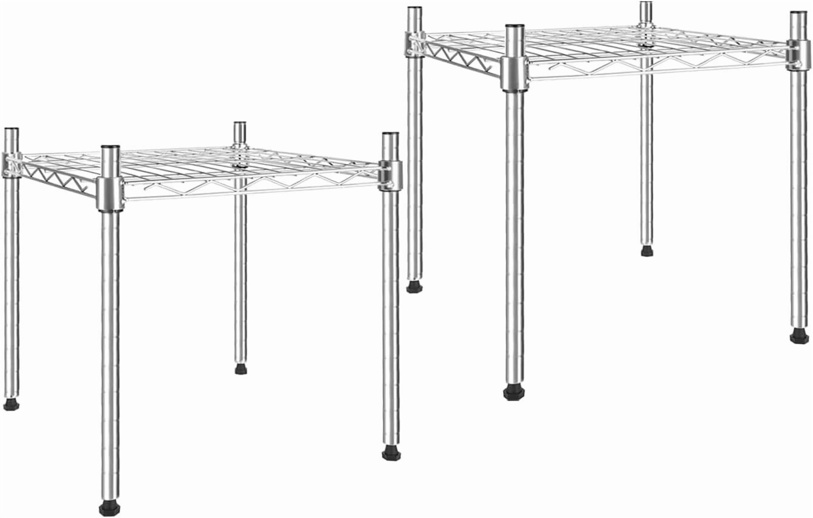 QUIOCOZY Heavy Duty 1-Tier Wire Storage Shelf, Metal Shelving Unit for ...