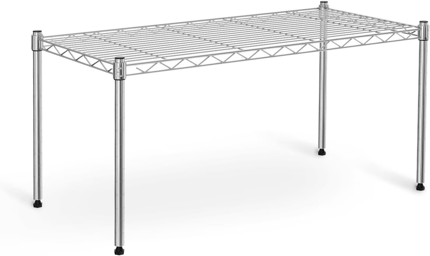 QUIOCOZY Heavy Duty 1-Tier Wire Storage Shelf, Metal Shelving Unit for ...