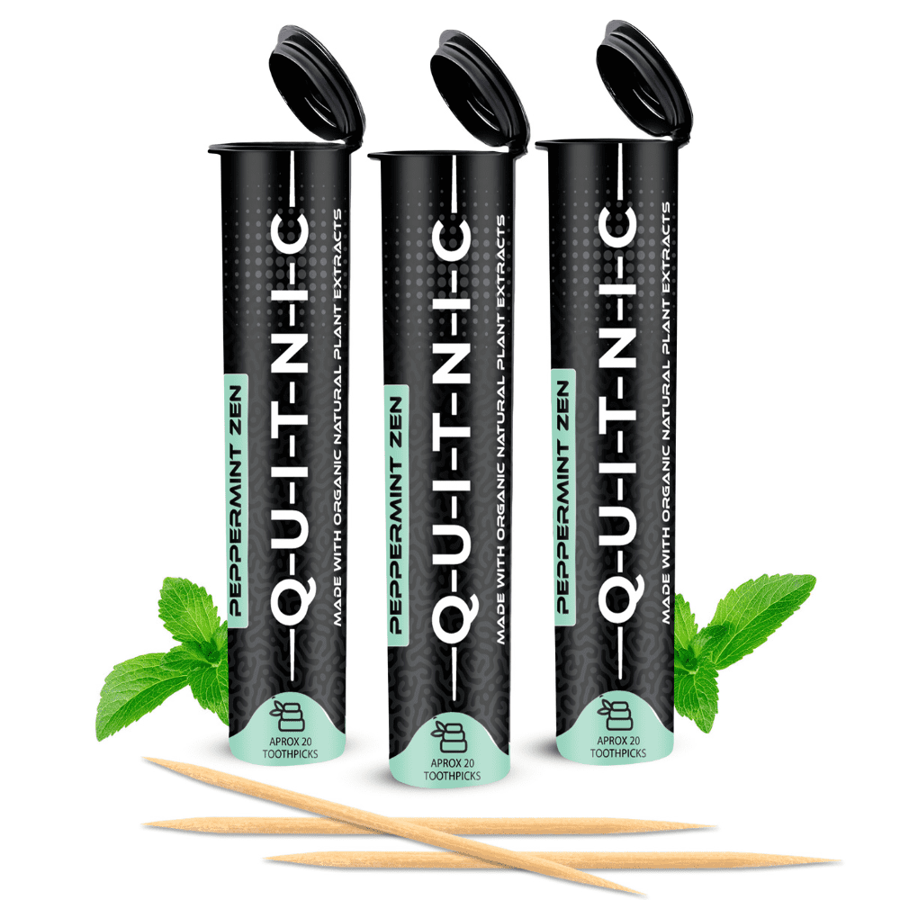 QUITNIC Premium Infused to The Core Flavored 3" Toothpick Extra Thick ...