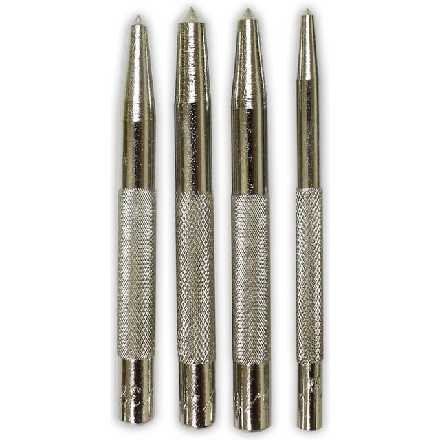 QUIX 4 Piece Center Punches Set | Heat-Treated Carbon Steel ...