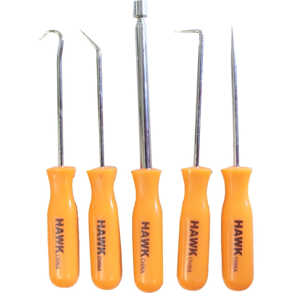 QUIX 5-Piece Picks and Hooks Set | Versatile Angles: 90°, 45°, Straight ...