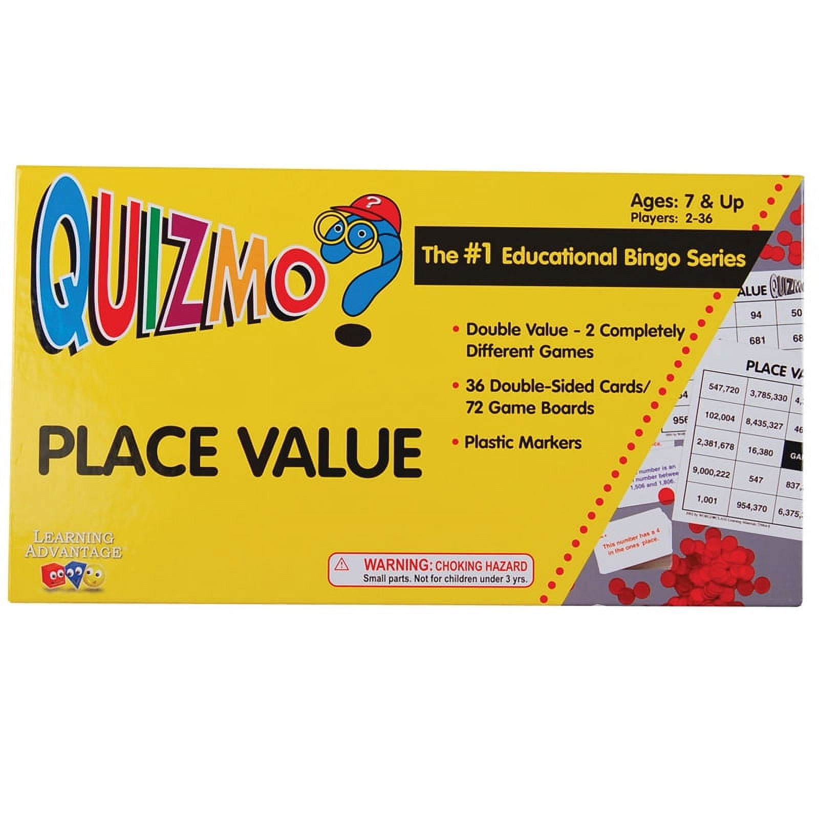 (Price/EA)Learning Advantage CTU8240 Quizmo Place Value - Walmart.com