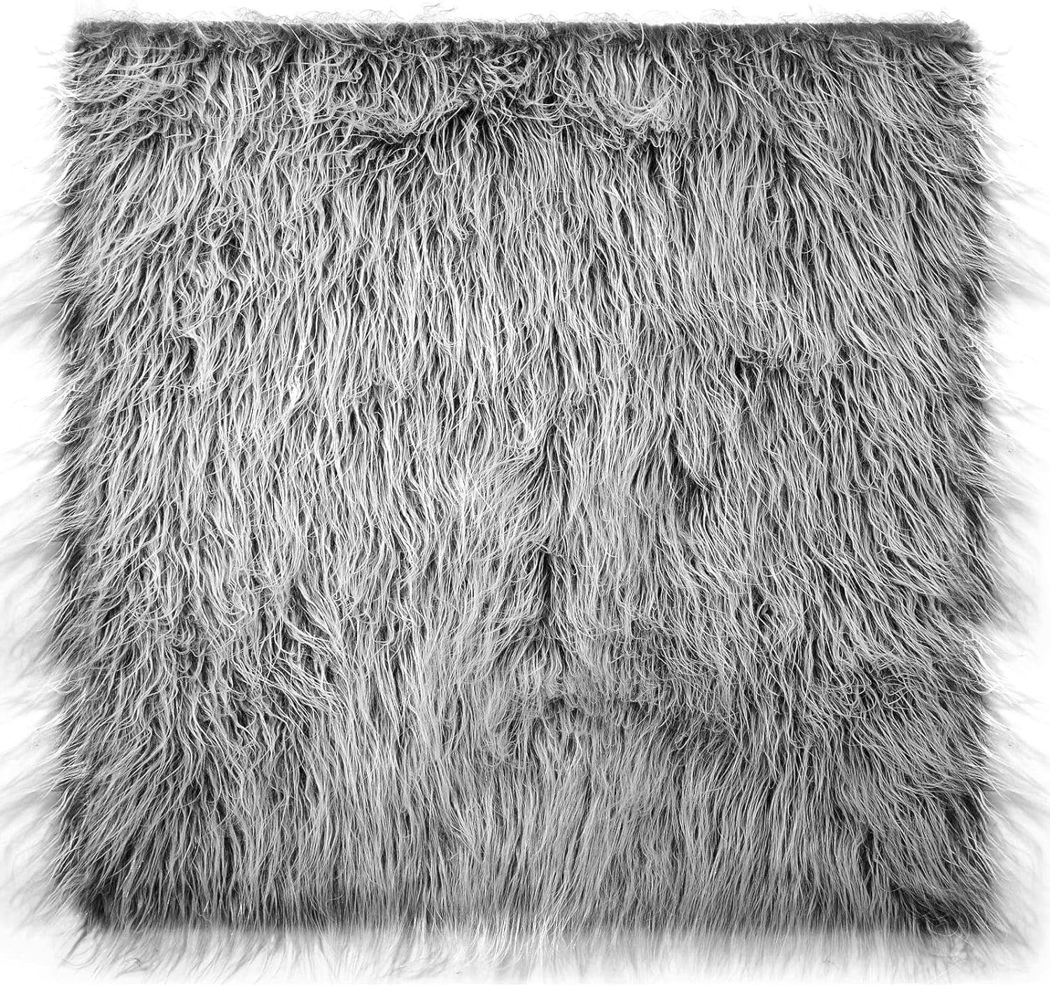 QUMENEY Faux Fur Fabric Faux Fur Squares Shaggy Fur Patches Cuts Faux ...