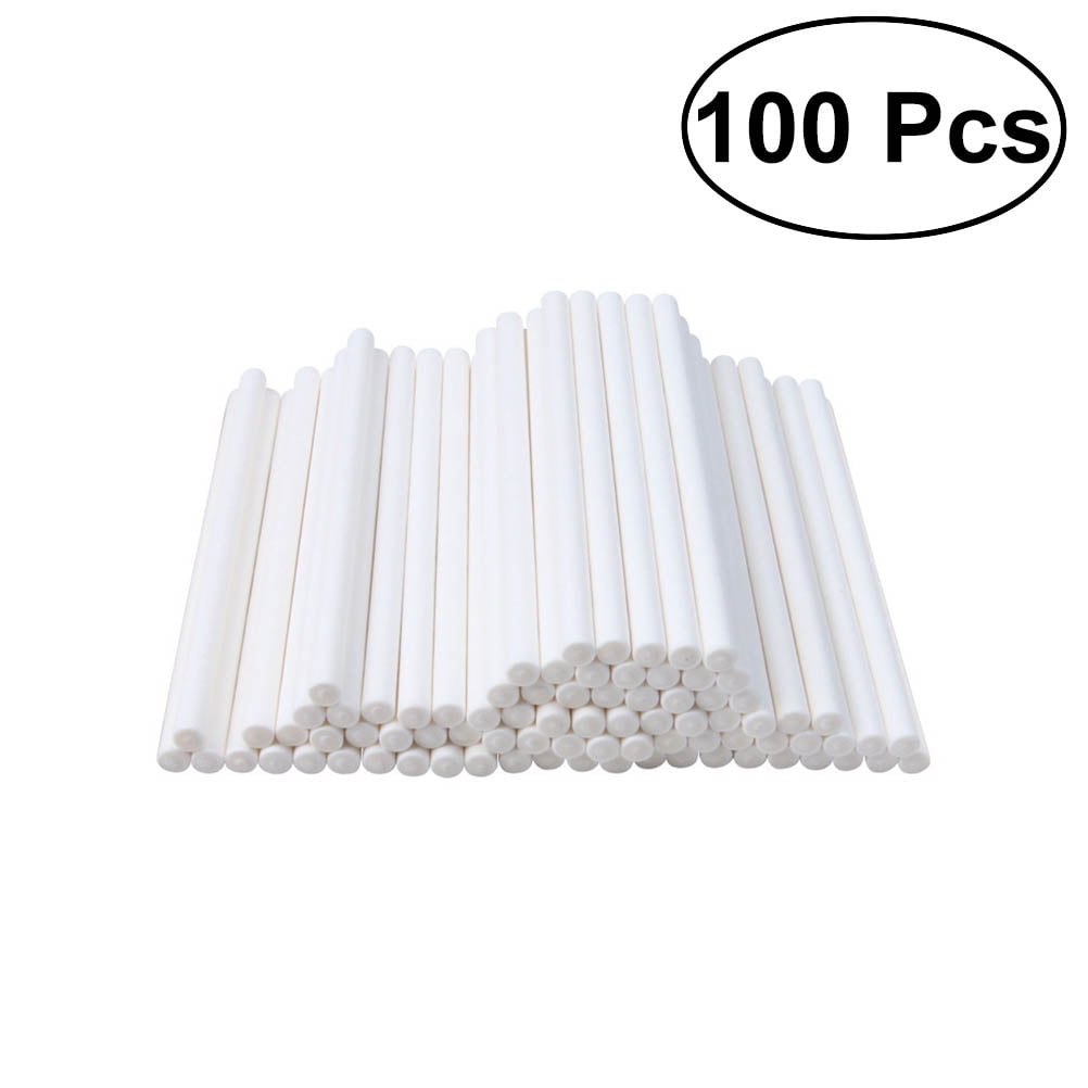 QUMONIN 100 Papery Treat Sticks for DIY Lollipops, Cake Pops, Candies ...