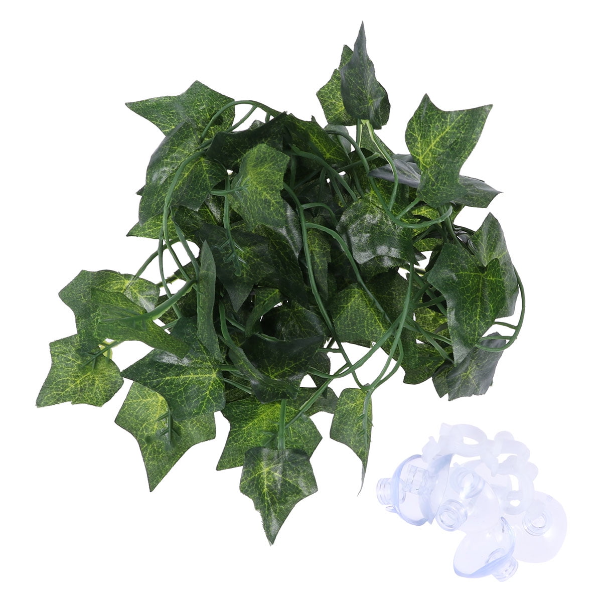 QUMONIN 2M Bend-A-Branch Jungle Vines Artificial Ivy Leaf Pet Habitat ...