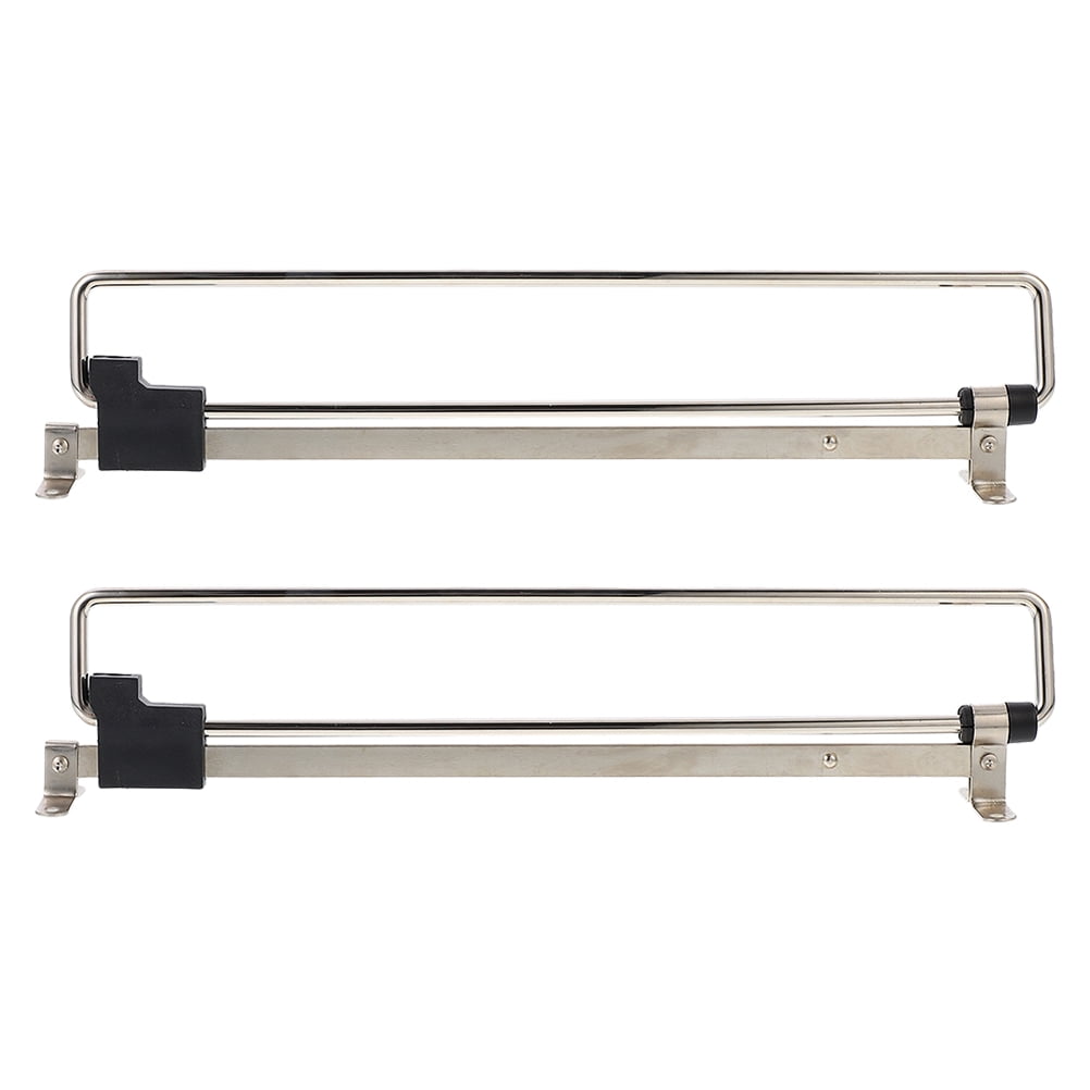 QUMONIN 2Pcs Retractable Closet Pull Out Rod Extending Rail Pull Out ...