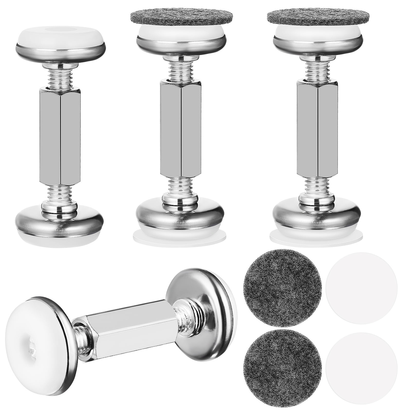 QUMONIN 4 Pcs Headboard Stoppers Bed Stoppers For Headboard Bed Frame ...