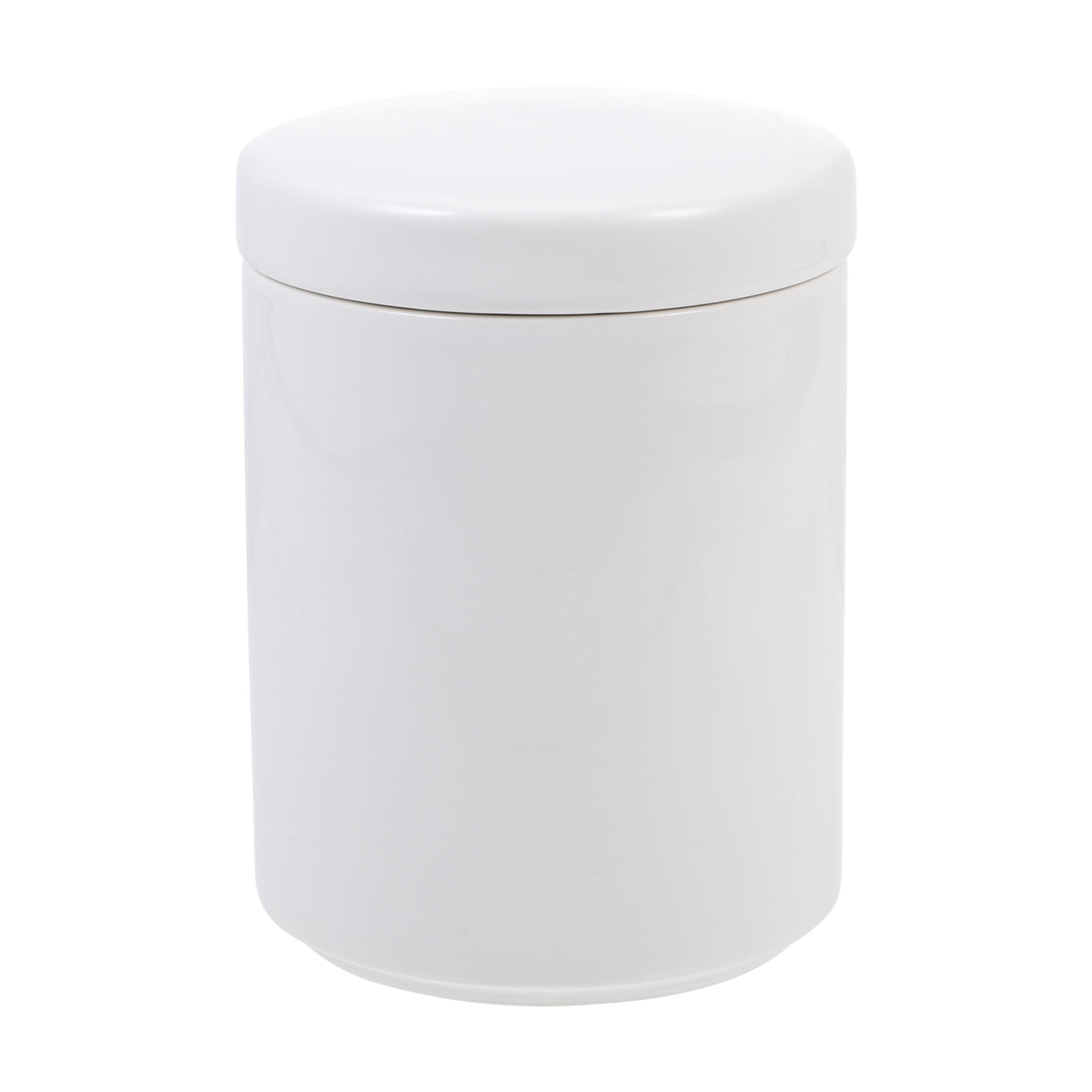 QUMONIN Ceramic Kitchen Cereals Dispenser Nut Jar White - Walmart.com
